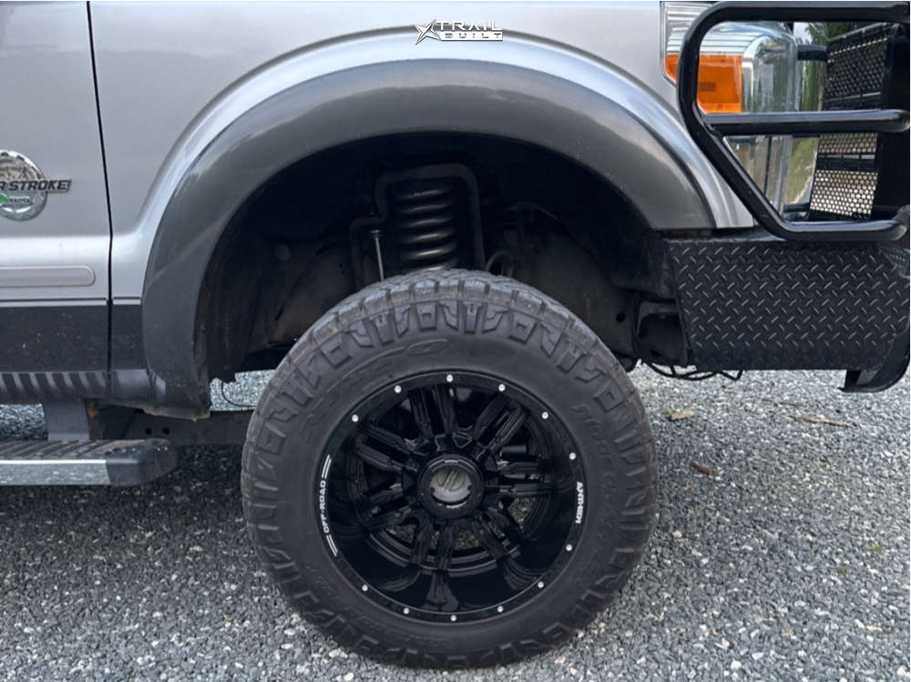 2016 Ford F-250 Super Duty Wheel Offset Aggressive > 1" Outside Fender ...