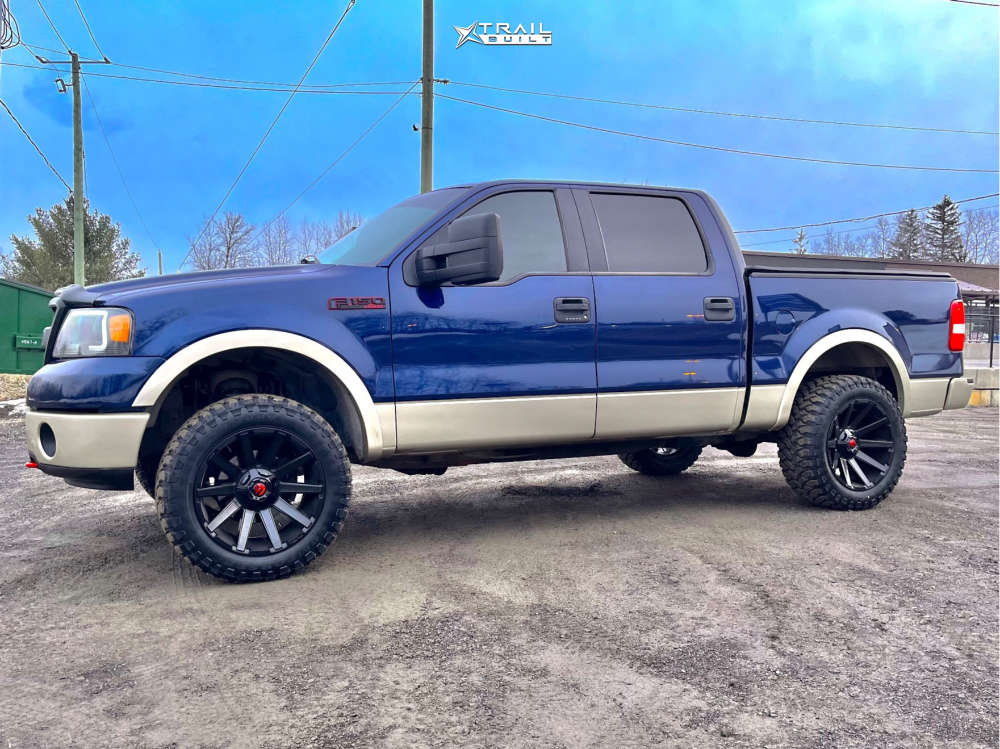 2007 Ford F-150 Wheel Offset Aggressive > 1" Outside Fender Suspension ...
