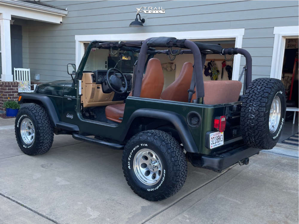 1997 Jeep TJ Wheel Offset Aggressive > 1" Outside Fender Leveling Kit ...