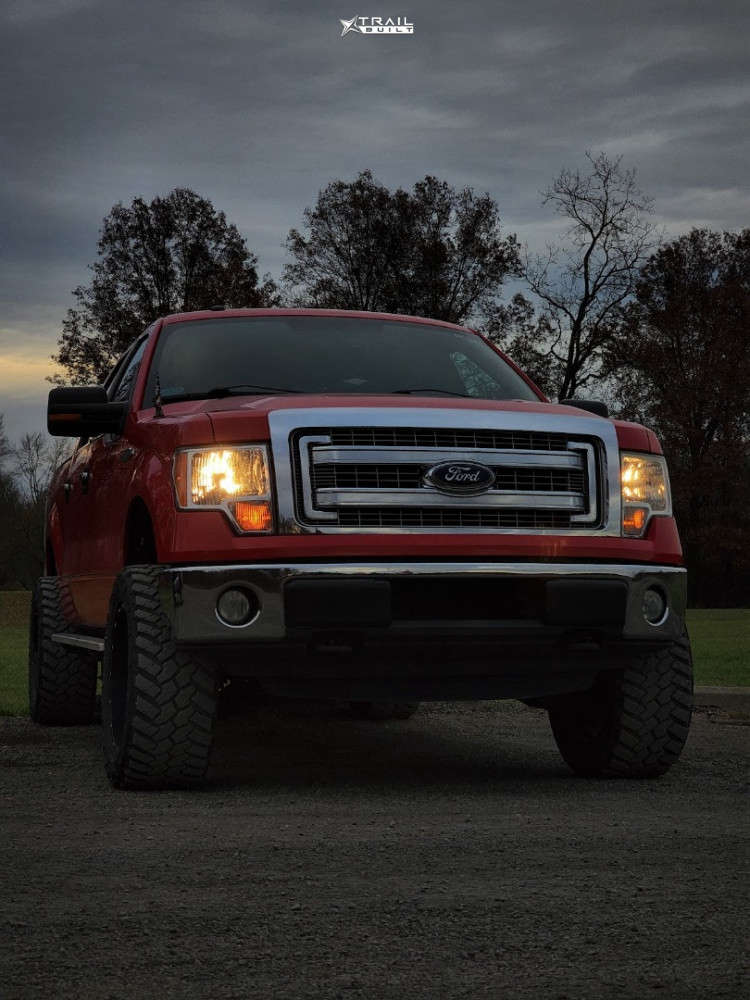 2013 Ford F-150 Wheel Offset Aggressive > 1" Outside Fender Suspension ...