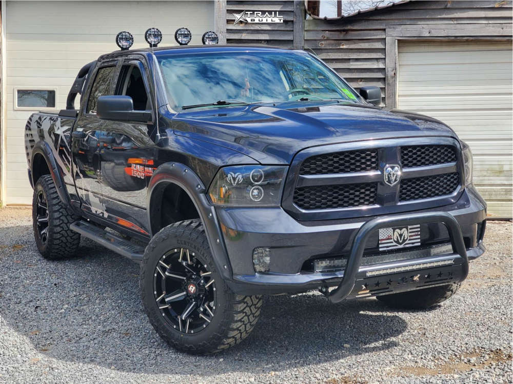 2017 Ram 1500 Wheel Offset Aggressive > 1" Outside Fender Suspension ...