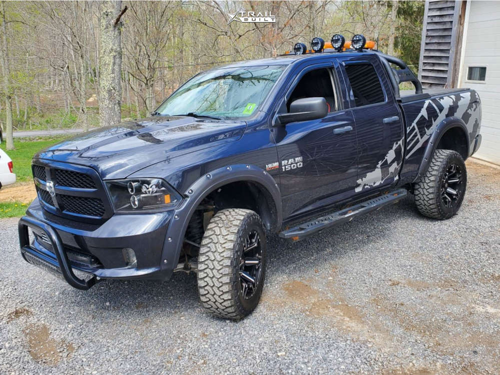 2017 Ram 1500 Wheel Offset Aggressive > 1" Outside Fender Suspension ...