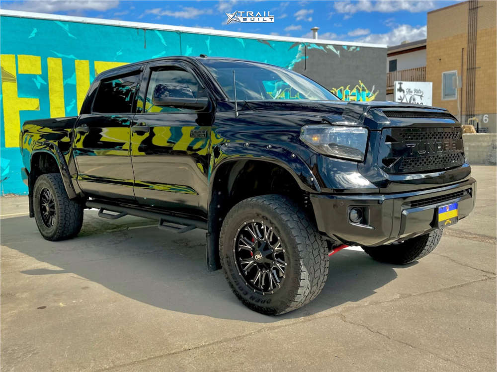 2015 Toyota Tundra Wheel Offset Aggressive > 1" Outside Fender Suspension Lift 6" | 2624674 ...