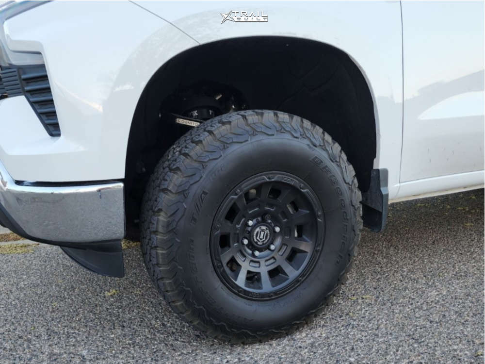2023 Chevrolet Silverado 1500 Wheel Offset Aggressive > 1" Outside ...