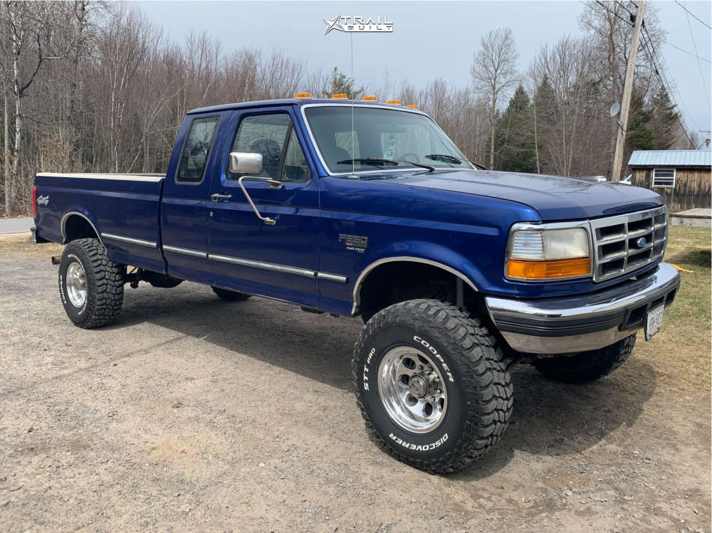 1996 Ford F-250 Wheel Offset Super Aggressive 3"-5" Suspension Lift 4 ...