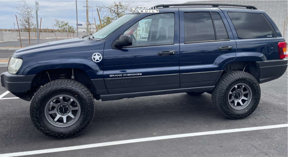 2004 Jeep Grand Cherokee Wheel Offset Aggressive > 1" Outside Fender ...