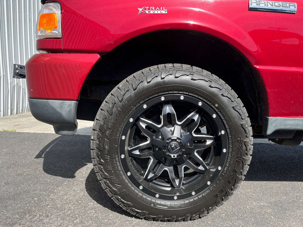 2010 Ford Ranger Wheel Offset Aggressive > 1" Outside Fender Suspension ...