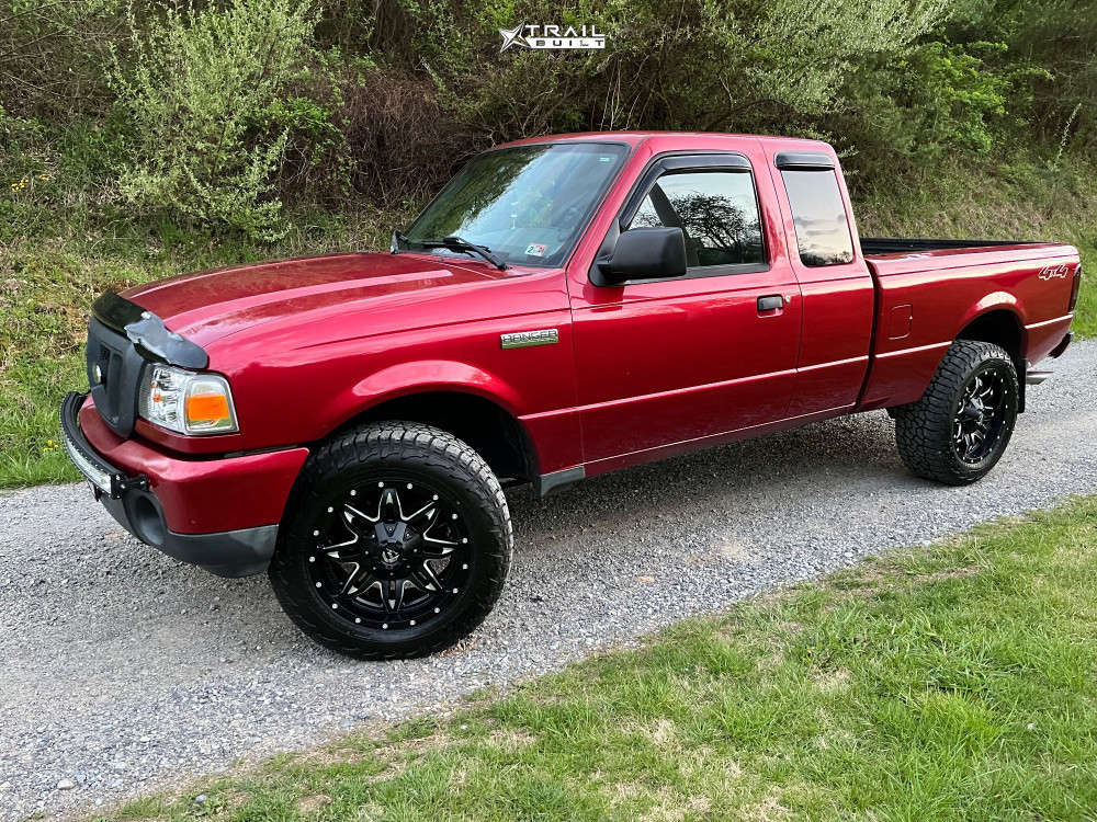 2010 Ford Ranger Wheel Offset Aggressive > 1" Outside Fender Suspension ...