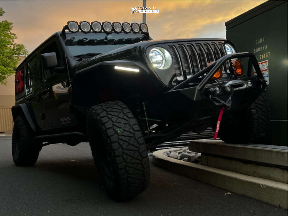 2018 Jeep Wrangler JL Wheel Offset Slightly Aggressive Suspension Lift ...