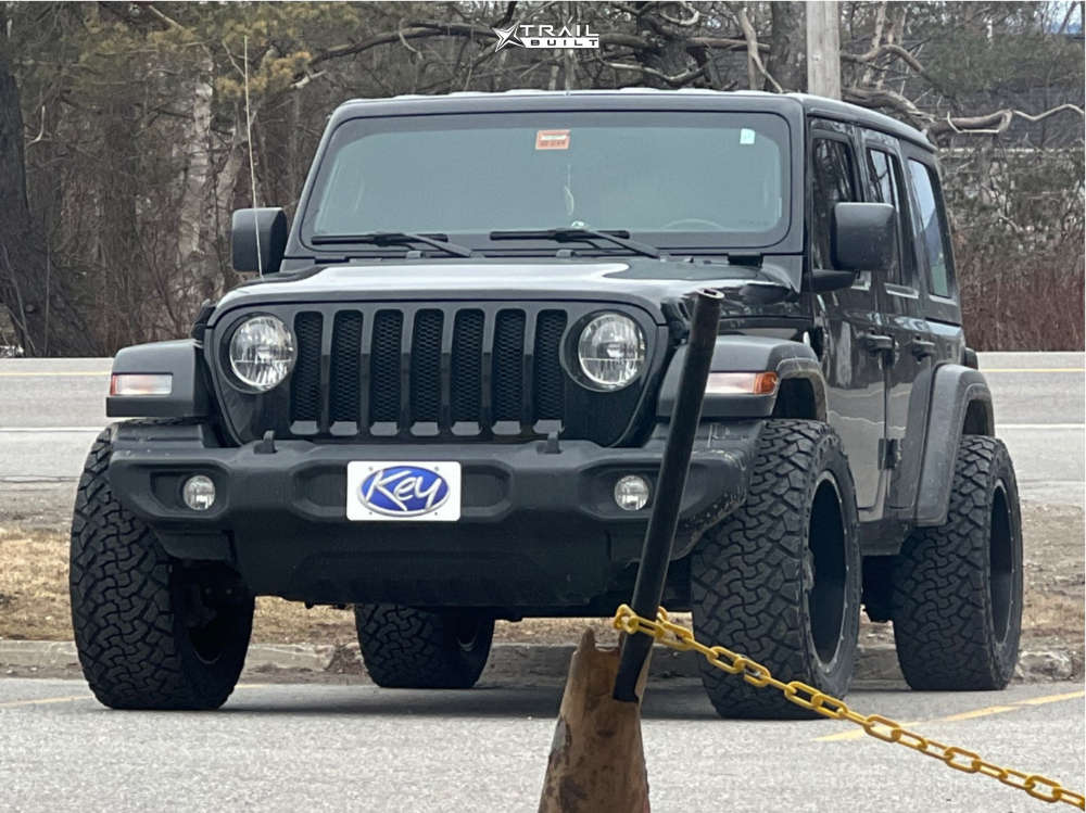 2019 Jeep Wrangler Wheel Offset Aggressive > 1" Outside Fender Stock ...