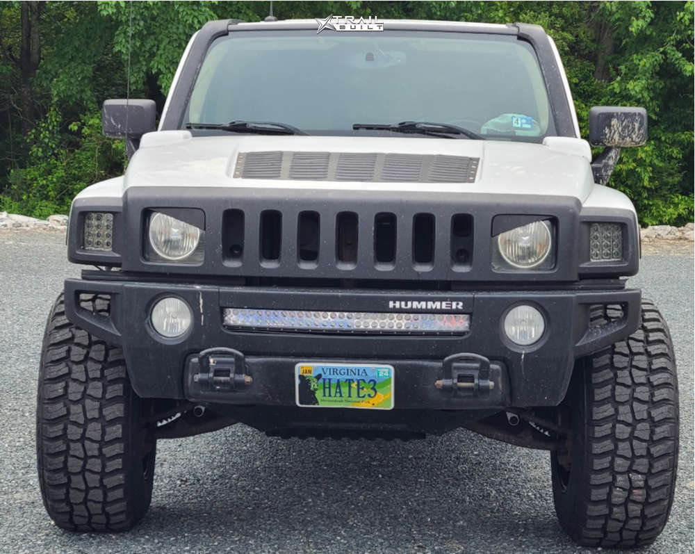 2007 Hummer H3 Wheel Offset Super Aggressive 3"-5" Leveling Kit & Body ...