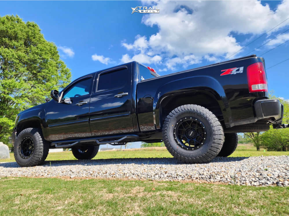 2013 GMC Sierra 1500 Wheel Offset Slightly Aggressive Suspension Lift 2 ...