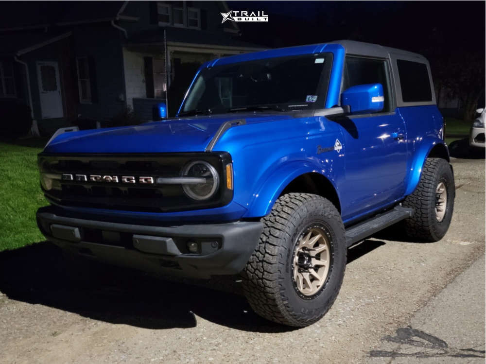 2022 Ford Bronco Wheel Offset Aggressive > 1" Outside Fender Stock ...