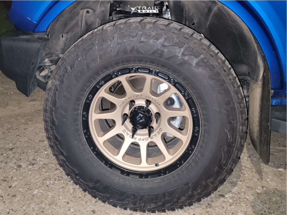 2022 Ford Bronco Wheel Offset Aggressive > 1" Outside Fender Stock ...