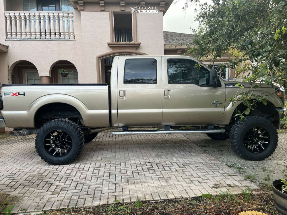 2011 Ford F-250 Super Duty Wheel Offset Aggressive > 1" Outside Fender ...