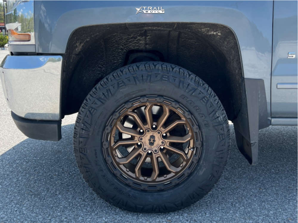 2016 Chevrolet Silverado 1500 Wheel Offset Aggressive > 1" Outside ...