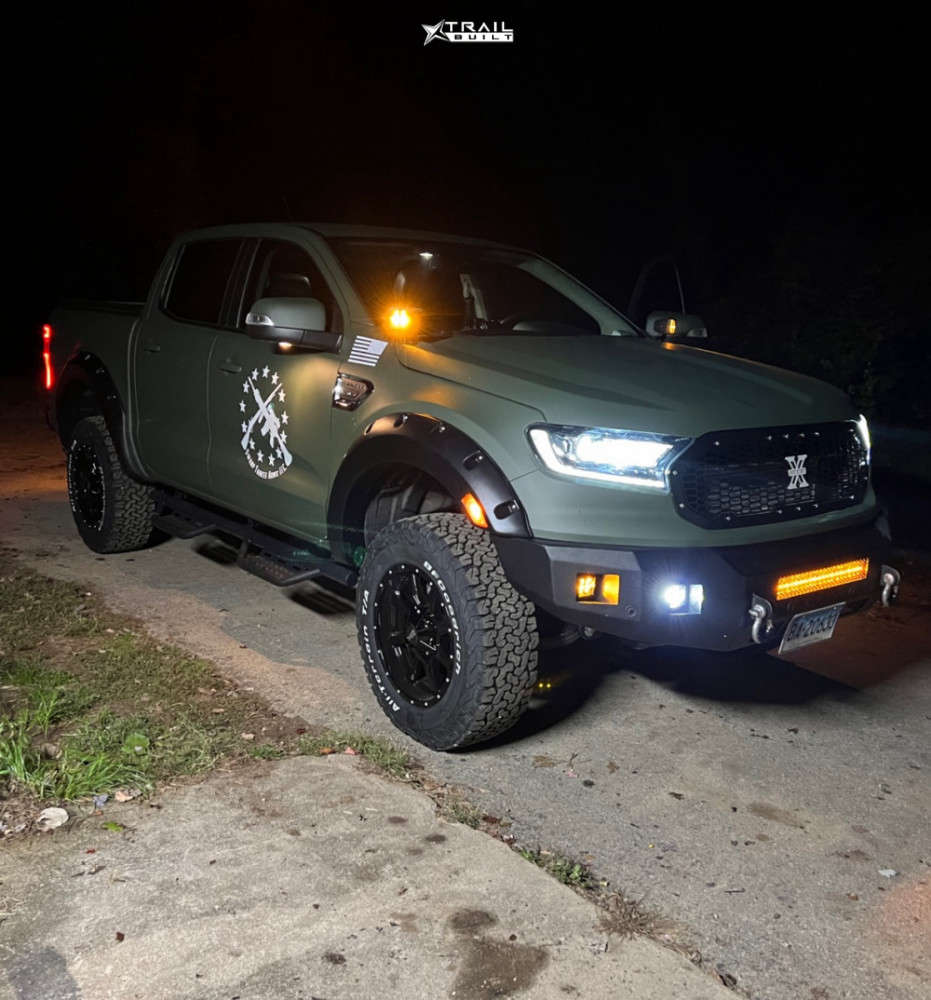 2020 Ford Ranger Wheel Offset Slightly Aggressive Suspension Lift 3.5 ...