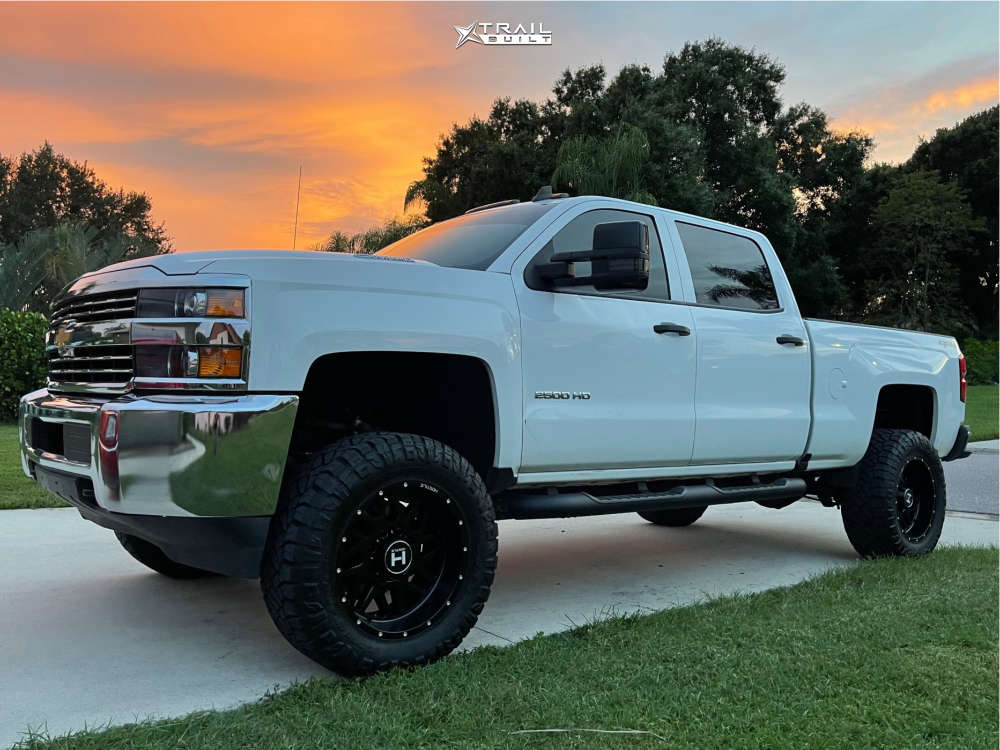 2016 Chevrolet Silverado 2500 HD Wheel Offset Aggressive > 1" Outside ...