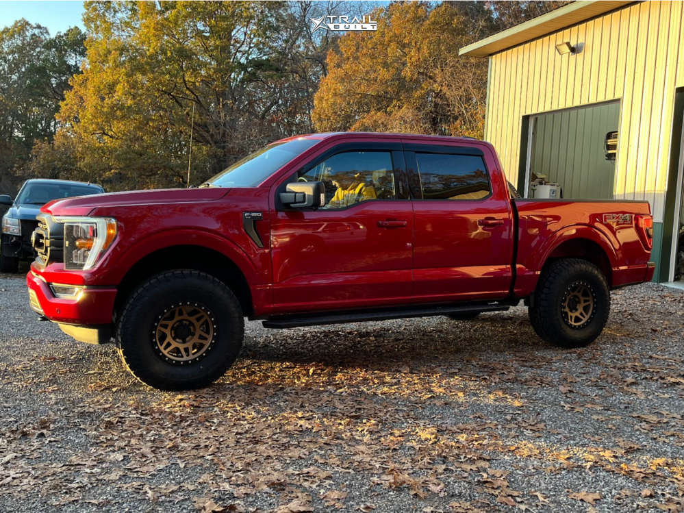 2021 Ford F-150 Wheel Offset HellaFlush Leveling Kit | 2650869 | TrailBuilt Off-Road
