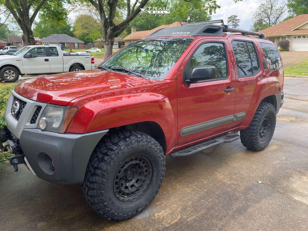 2013 Nissan Xterra Wheel Offset Aggressive > 1" Outside Fender Suspension Lift 2.5" | 2650965 ...