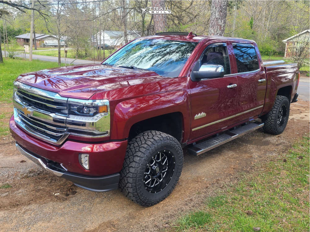 2016 Chevrolet Silverado 1500 Wheel Offset Aggressive > 1" Outside ...