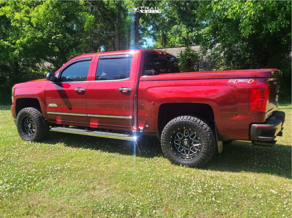 2016 Chevrolet Silverado 1500 Wheel Offset Aggressive > 1" Outside ...