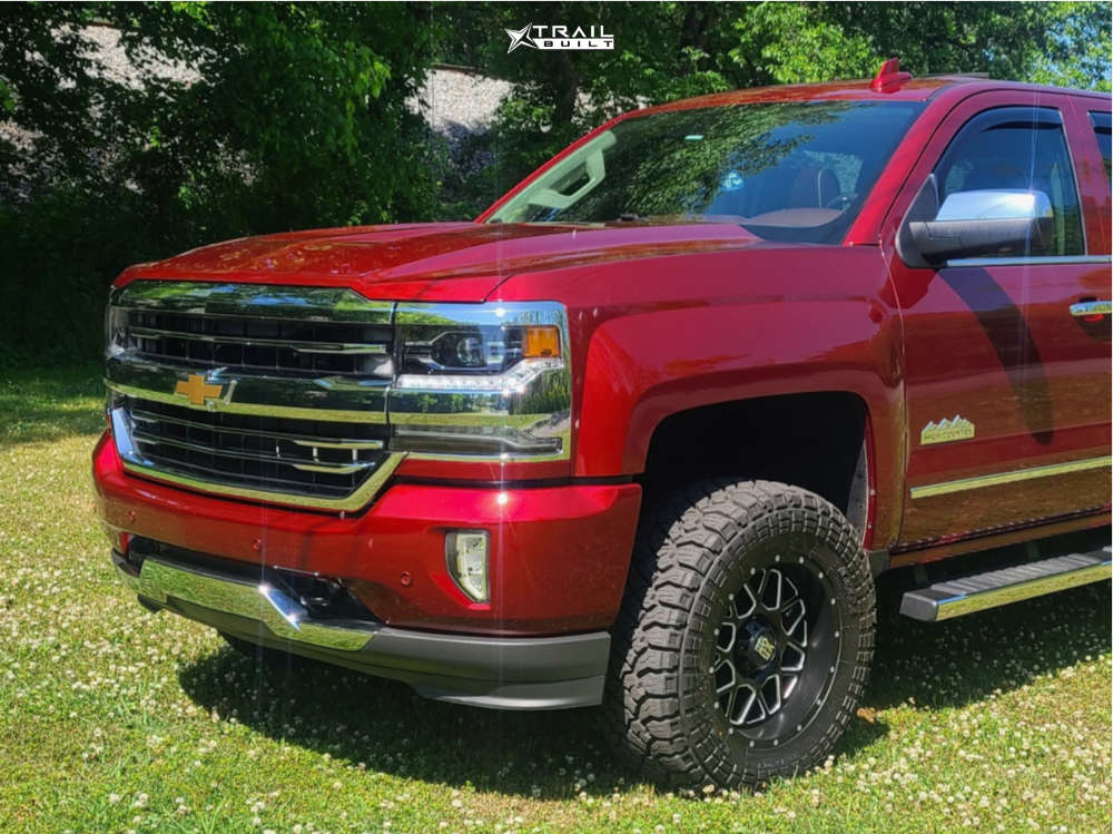 2016 Chevrolet Silverado 1500 Wheel Offset Aggressive > 1" Outside ...