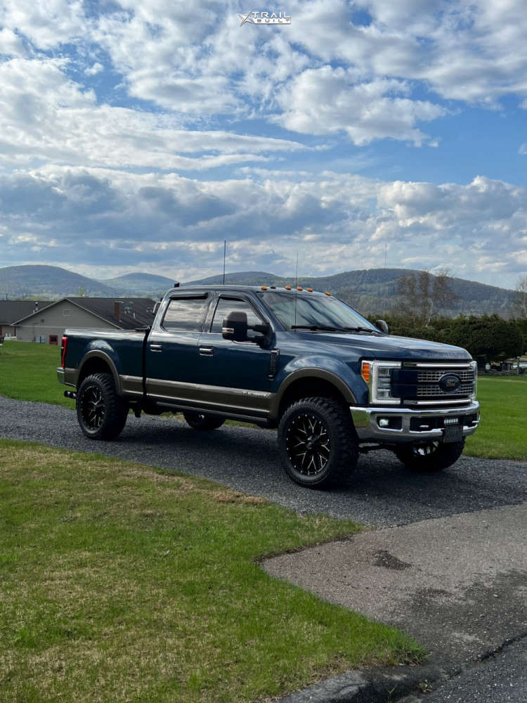 2017 Ford F-250 Super Duty Wheel Offset Aggressive > 1" Outside Fender ...
