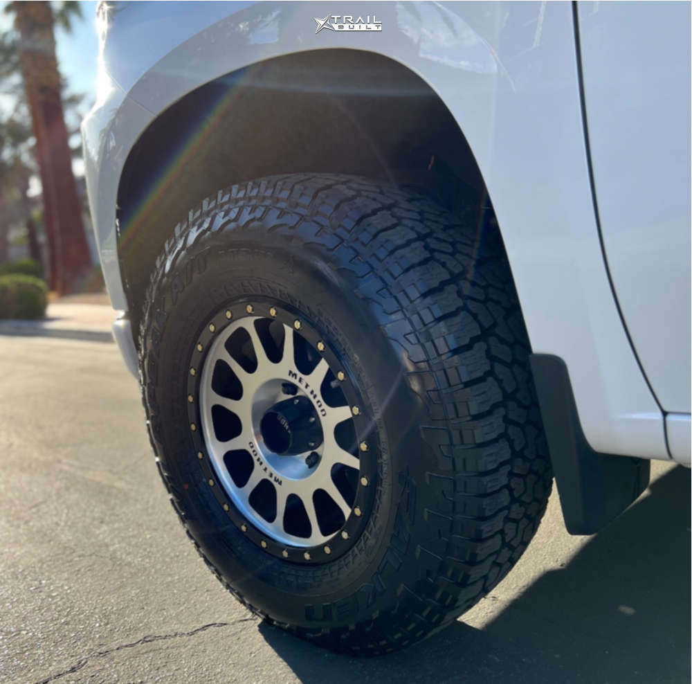 2019 Chevrolet Silverado 1500 Wheel Offset Aggressive > 1" Outside ...