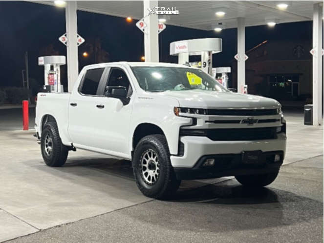 2019 Chevrolet Silverado 1500 Wheel Offset Aggressive > 1" Outside ...