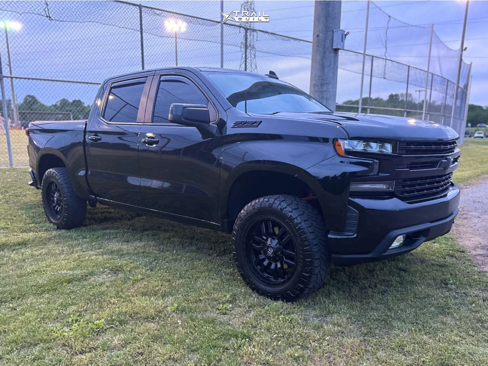 2020 Chevrolet Silverado 1500 Wheel Offset Aggressive > 1" Outside ...