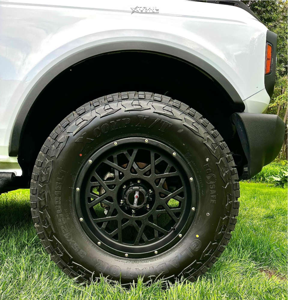 2022 Ford Bronco Wheel Offset Aggressive > 1" Outside Fender Suspension ...