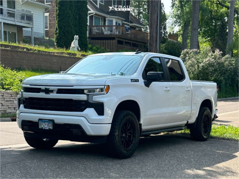 2023 Chevrolet Silverado 1500 Wheel Offset Slightly Aggressive Leveling ...