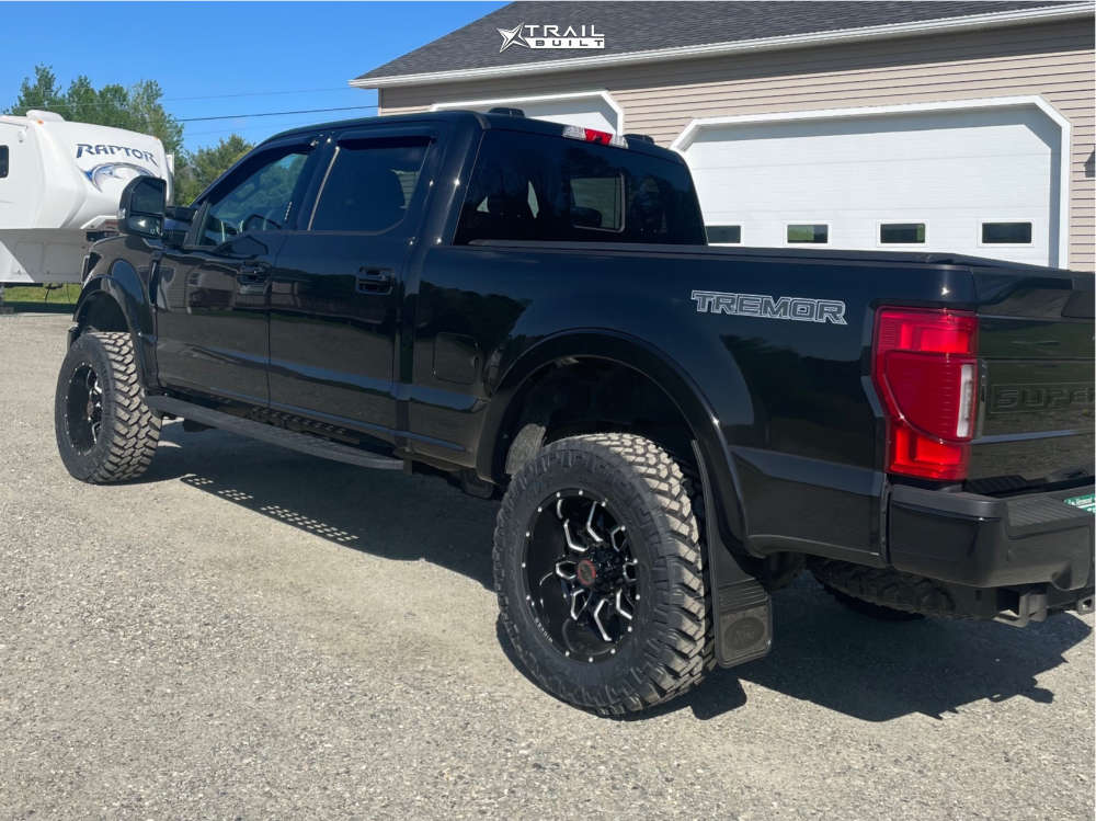 2022 Ford F-250 Super Duty Wheel Offset Aggressive > 1" Outside Fender ...