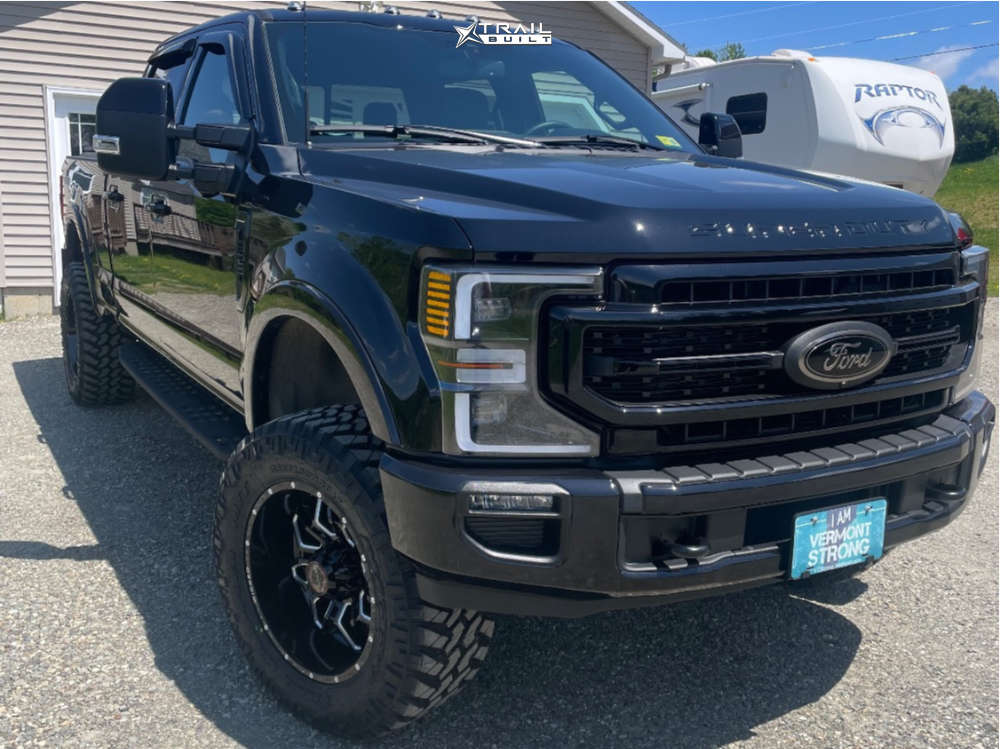 2022 Ford F-250 Super Duty Wheel Offset Aggressive > 1" Outside Fender ...