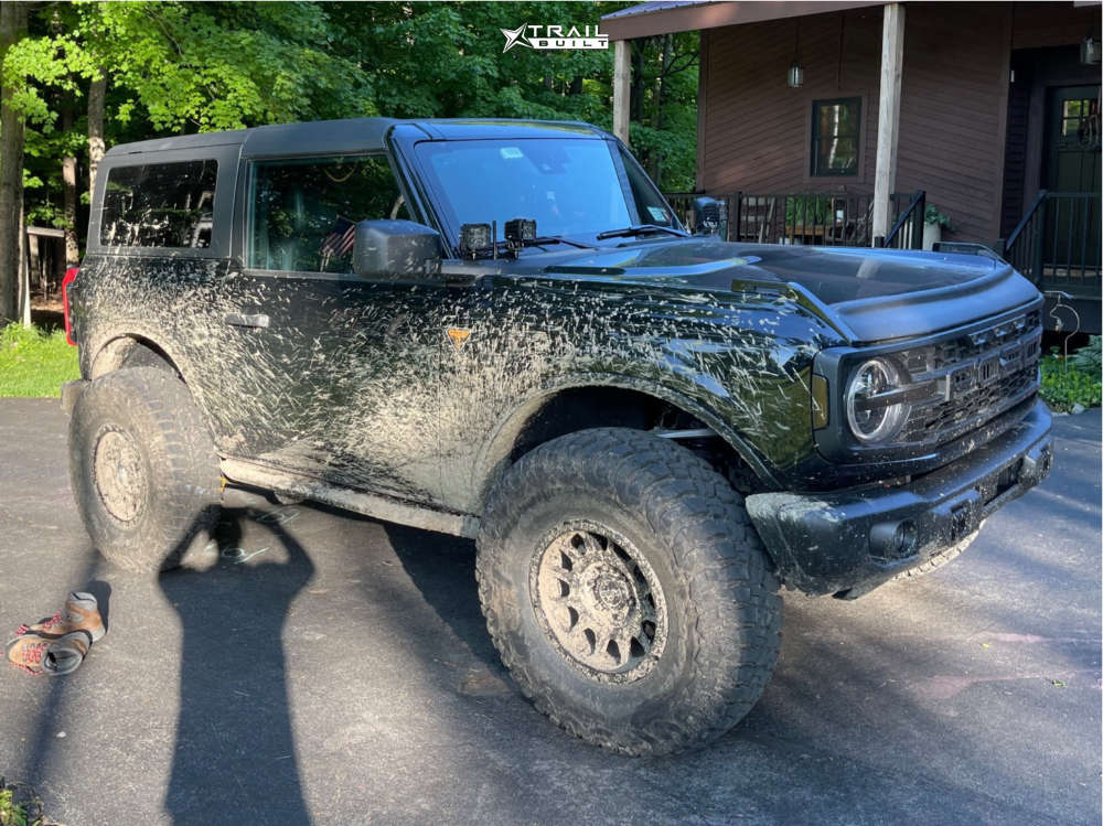 2023 Ford Bronco Wheel Offset Aggressive > 1" Outside Fender Leveling ...