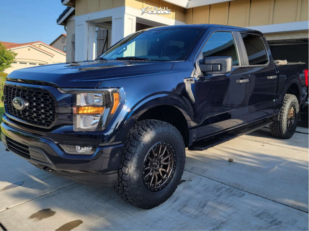 2023 Ford F-150 Wheel Offset Aggressive > 1" Outside Fender Leveling Kit | 2673832 | TrailBuilt ...