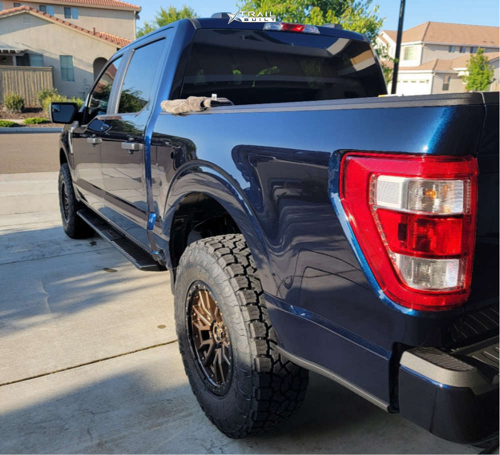 2023 Ford F-150 Wheel Offset Aggressive > 1" Outside Fender Leveling ...