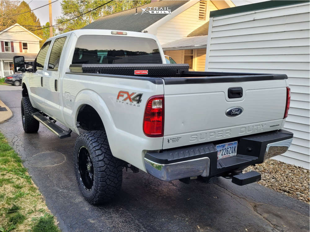 2016 Ford F-250 Super Duty Wheel Offset Aggressive > 1" Outside Fender ...