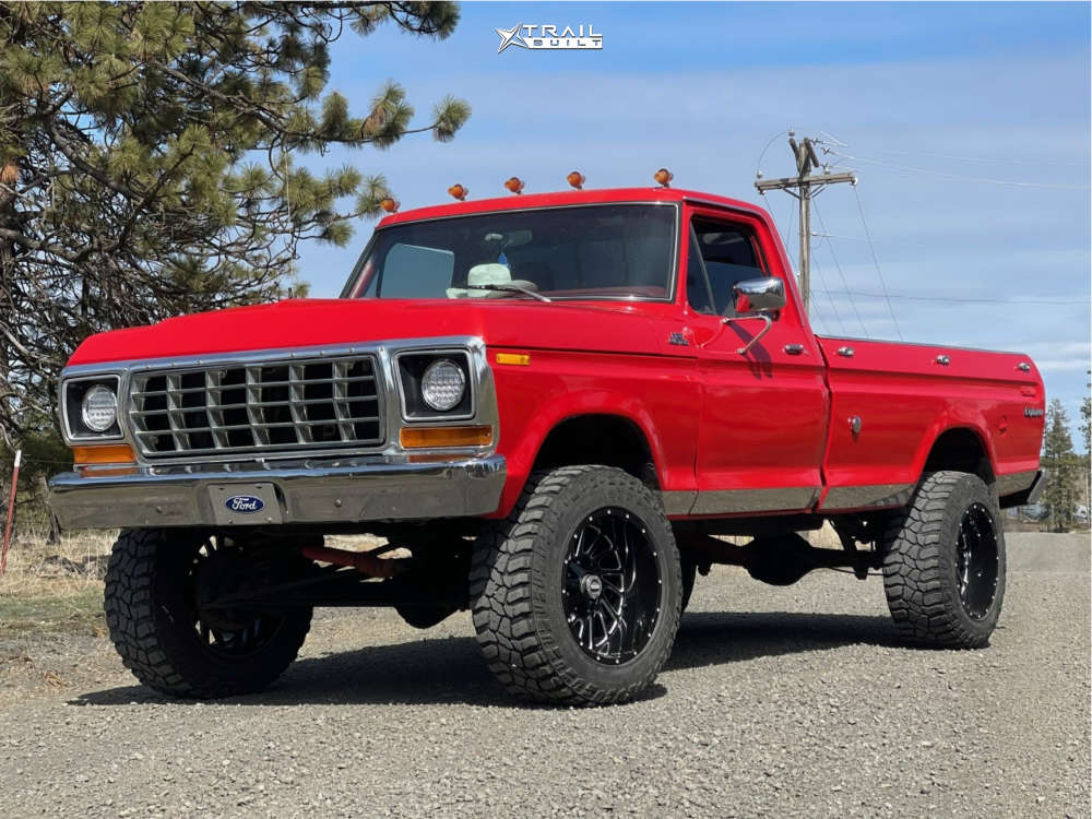 1978 Ford F-150 Wheel Offset Aggressive > 1" Outside Fender Suspension ...