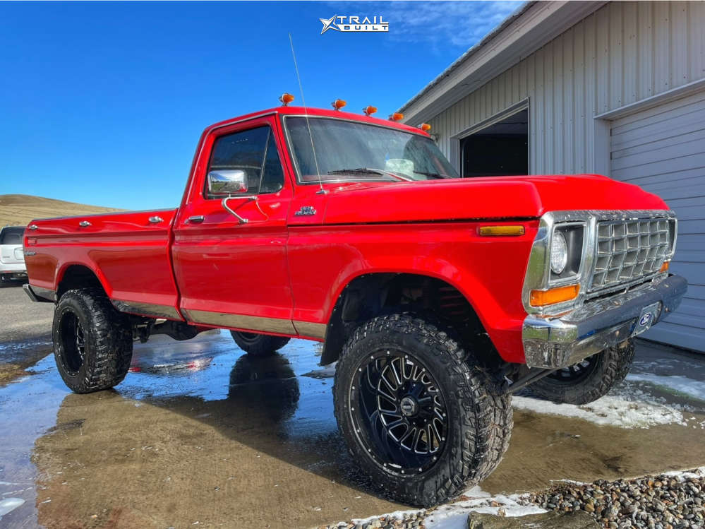 1978 Ford F-150 Wheel Offset Aggressive > 1" Outside Fender Suspension ...