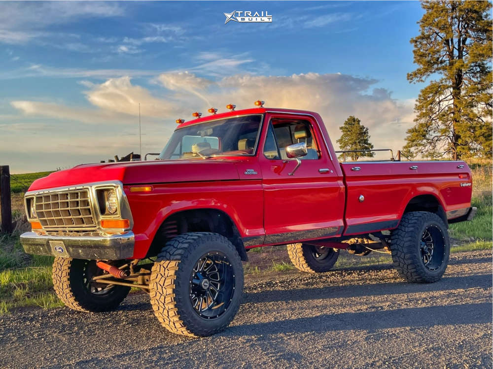 1978 Ford F-150 Wheel Offset Aggressive > 1" Outside Fender Suspension ...