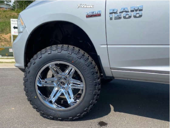 2015 Ram 1500 Wheel Offset Aggressive > 1" Outside Fender Suspension ...