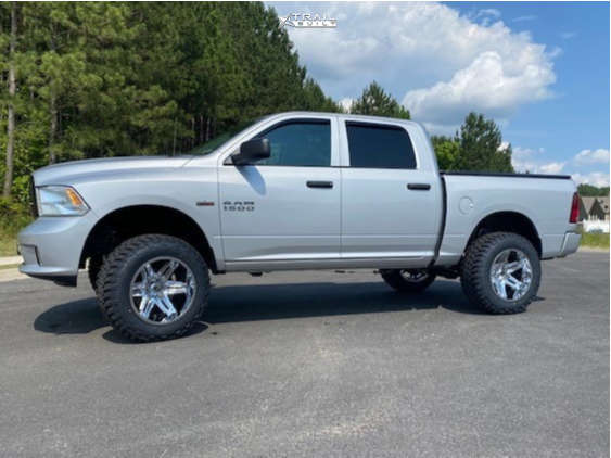 2015 Ram 1500 Wheel Offset Aggressive > 1" Outside Fender Suspension ...