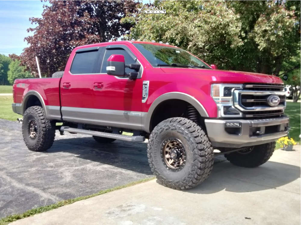 2020 Ford F-350 Super Duty Wheel Offset Aggressive > 1" Outside Fender ...