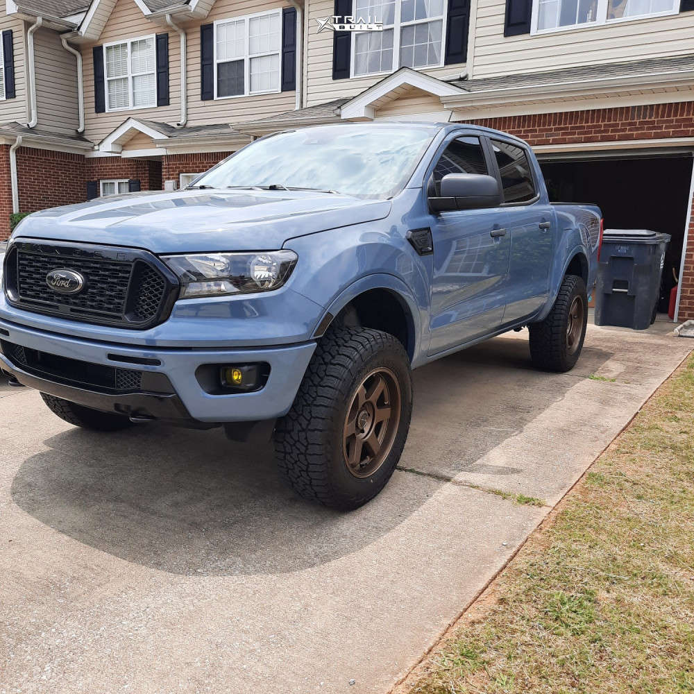2023 Ford Ranger Wheel Offset Aggressive > 1" Outside Fender Leveling ...