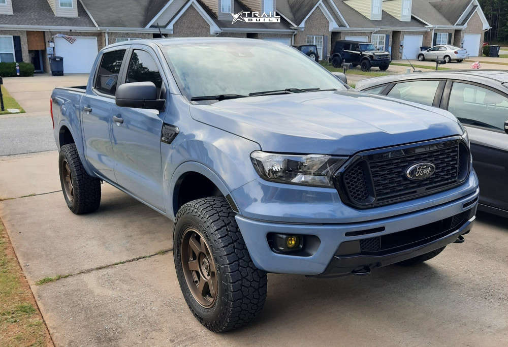 2023 Ford Ranger Wheel Offset Aggressive > 1" Outside Fender Leveling ...