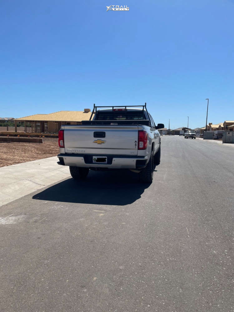 2017 Chevrolet Silverado 1500 Wheel Offset Slightly Aggressive Leveling ...