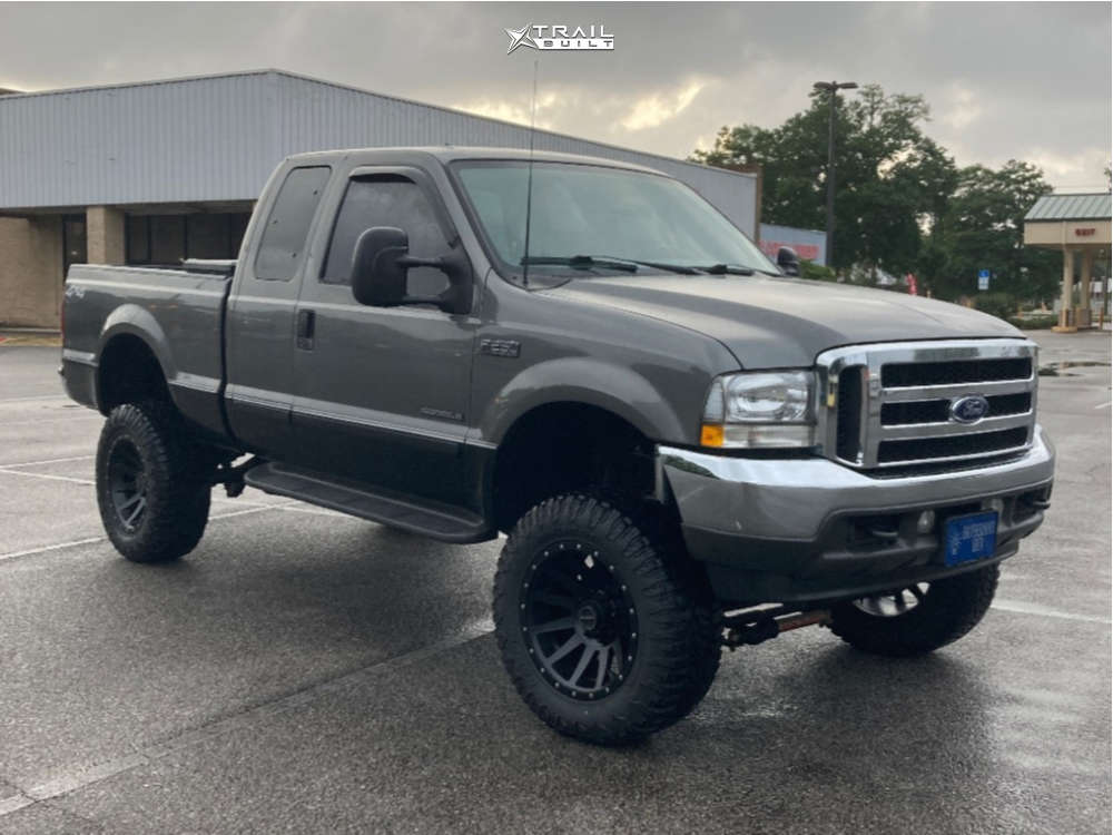 2002 Ford F-250 Super Duty Wheel Offset Aggressive > 1" Outside Fender ...