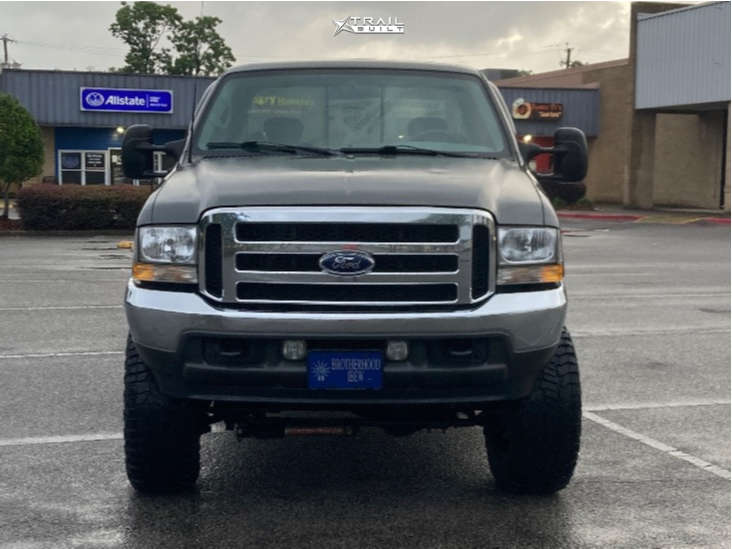 2002 Ford F-250 Super Duty Wheel Offset Aggressive > 1" Outside Fender ...